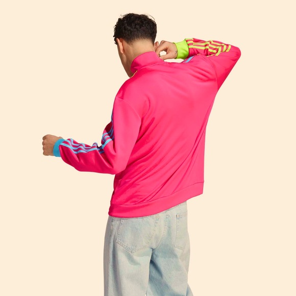 adidas | Jackets & Coats | New Adidas Tracker Jacket Hot Pink Neon ...